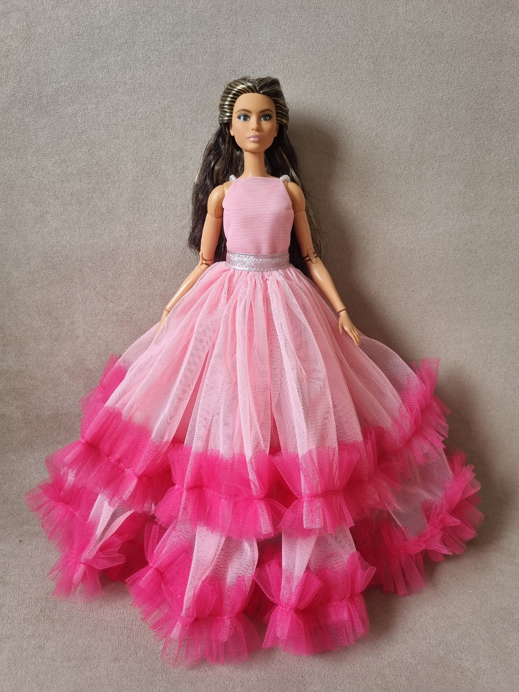 Princess dress for Barbie doll – Huonghandmadedoll
