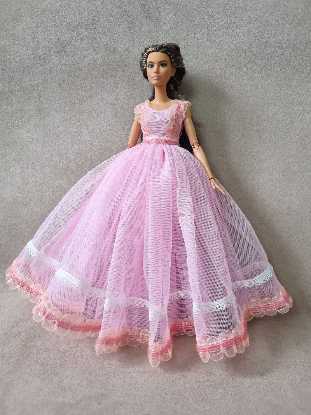 Princess dress for Barbie doll – Huonghandmadedoll